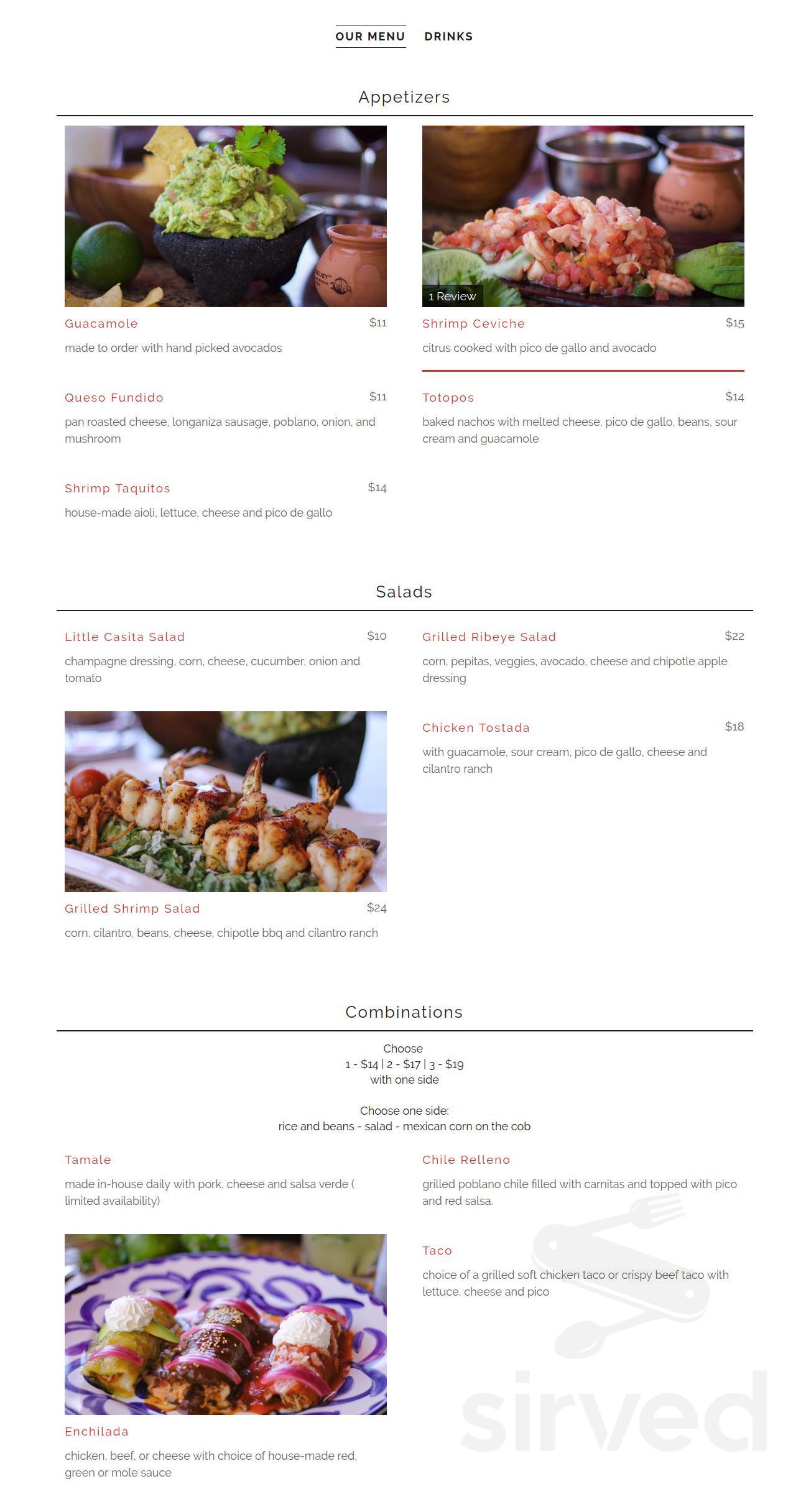 Carmelita's Kitchen menu in Rancho Santa Margarita, California, USA