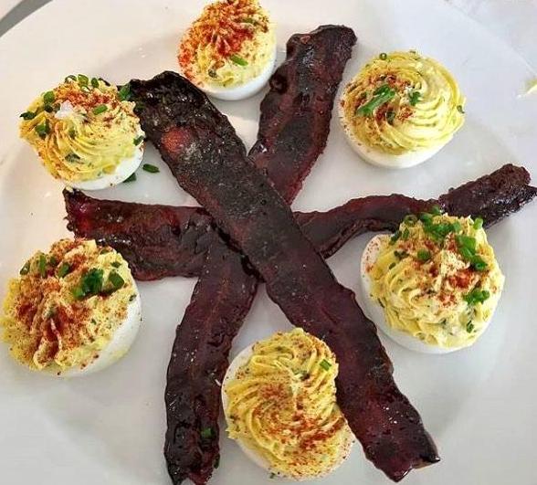 BrickTop's menu in Palm Beach, Florida, USA