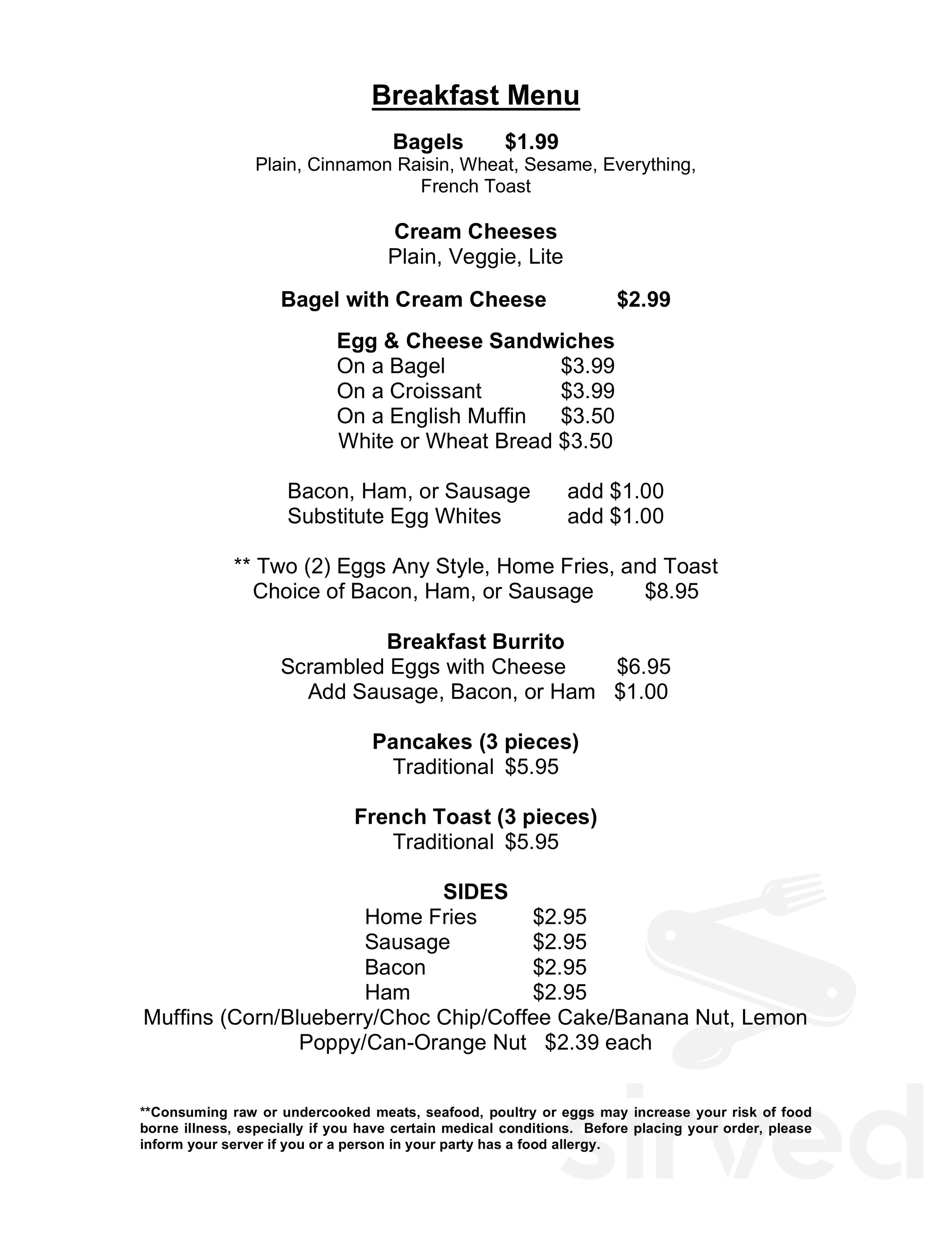 Frank Anthony's Seaport Market menus in Boston, Massachusetts, United ...