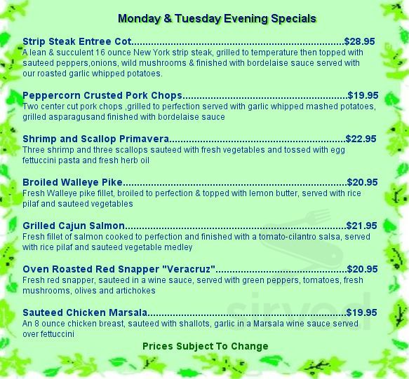 Chef Klaus' Bier Stube ???????? menus in Frankfort, Illinois, United States