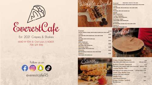 Everest Café menu in Oak Lawn, Illinois, USA