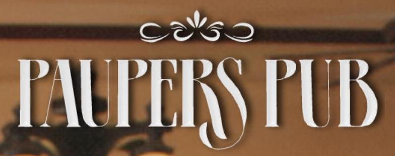 Menu for Paupers Pub in Toronto, ON | Sirved