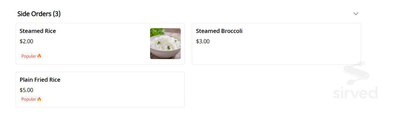 MaMa Wing menu in Anacortes, Washington, USA