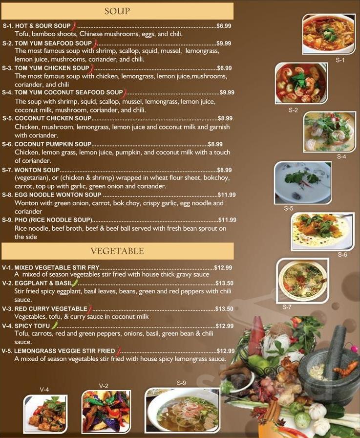 Apsara Angkor Cuisine Restaurant menu in Kingston, Ontario, Canada