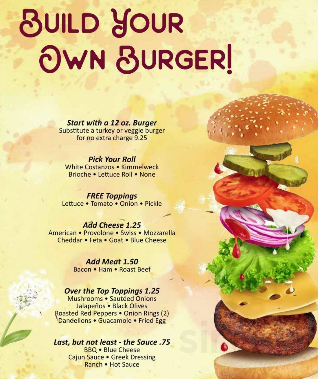 Dandelions Restaurant menu in Williamsville, New York, USA