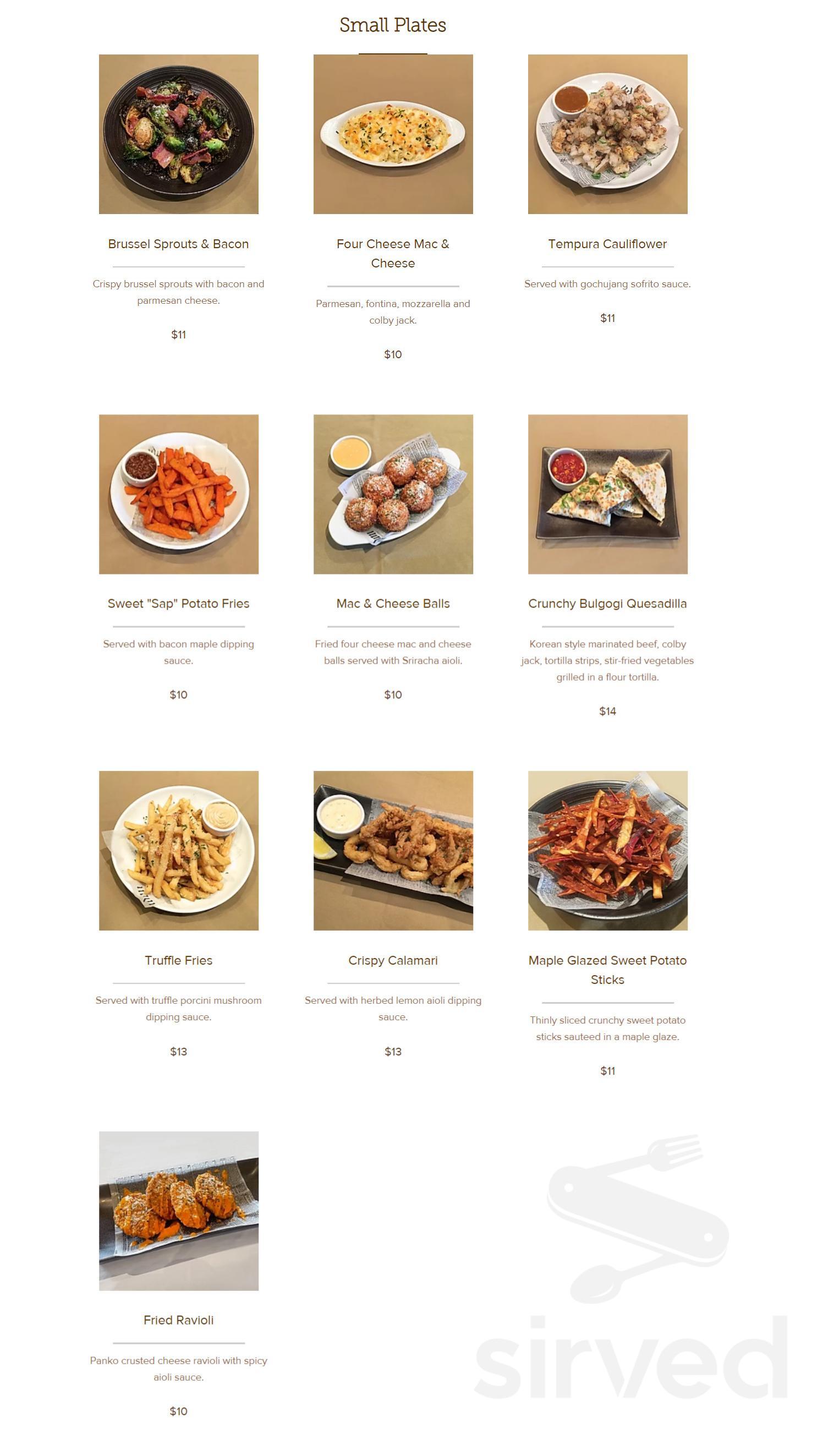 The Sweet Sap menu in Queens, New York, USA