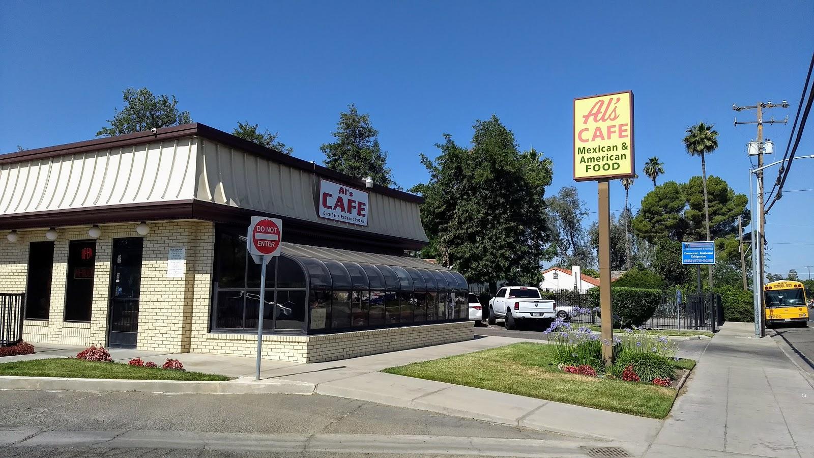 Al's Café menu in Fresno, California, USA