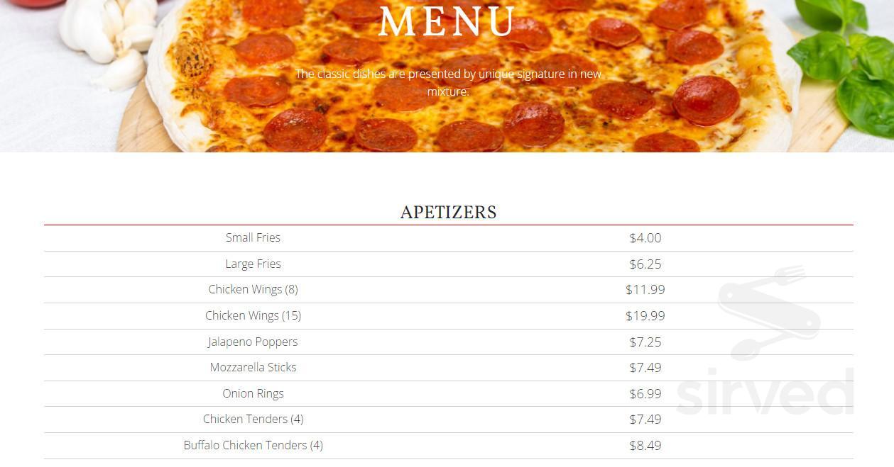 Ocean Bites menu in Ocean City, Maryland, USA