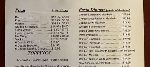 Menu for Colarusso's Cafe in Clarks Summit, PA | Sirved