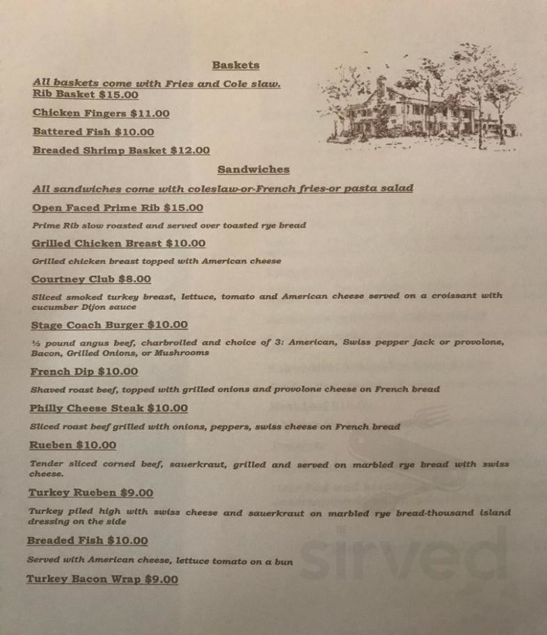 Riders Inn menus in Painesville, Ohio, United States