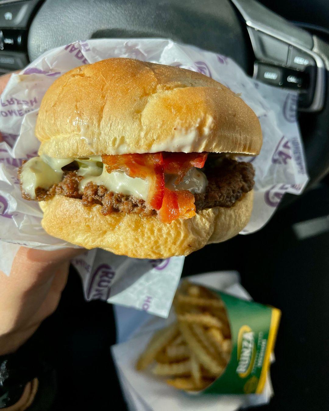 Runza Restaurant menu in Omaha, Nebraska, USA