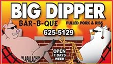 Menu for Big Dipper BBQ in Apalachin, NY | Sirved