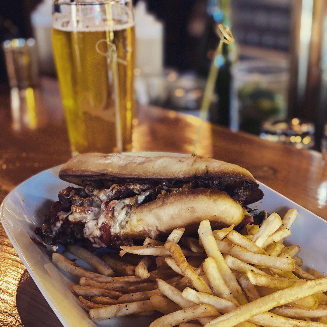 The Black Antler menu in Penticton, British Columbia, Canada