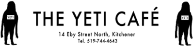 Menu for The Yeti Cafe in Kitchener, ON | Sirved