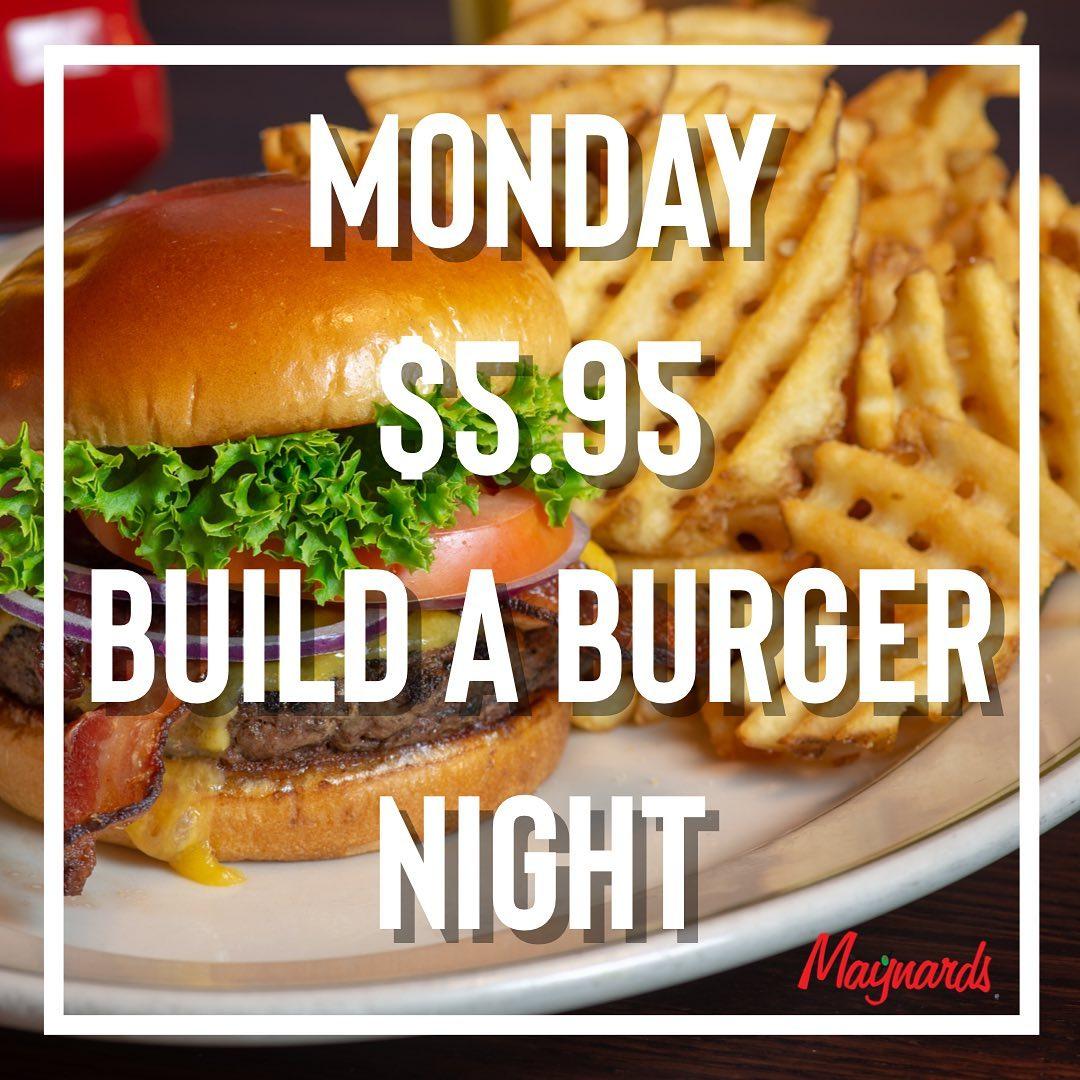 Maynards menu in Excelsior, Minnesota, USA