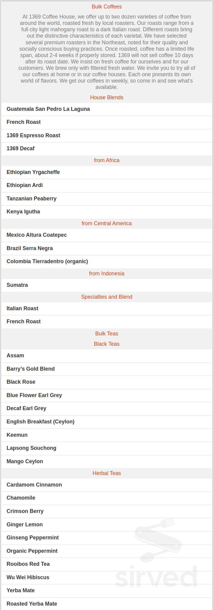 Twelve menus in Tyler, Texas, United States