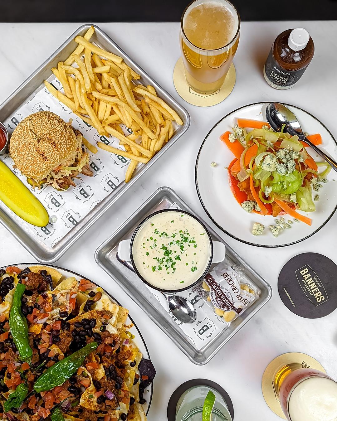 Banners Kitchen & Tap menu in Boston, Massachusetts, USA