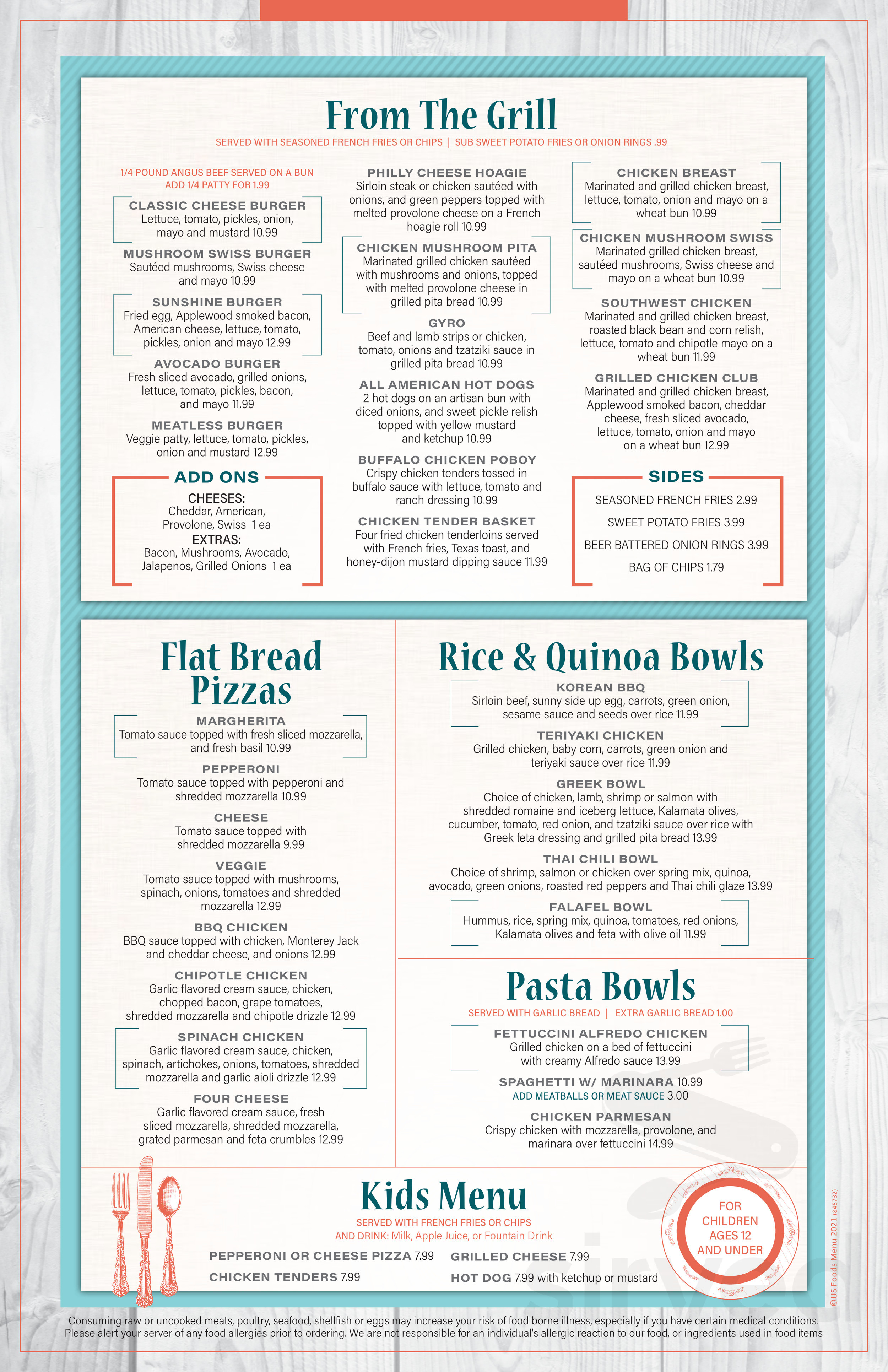 Elyson Cafe menu in Katy, Texas, USA