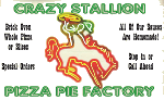 Menu for Crazy Stallion Pizza Pie Factory in Naples, ME | Sirved