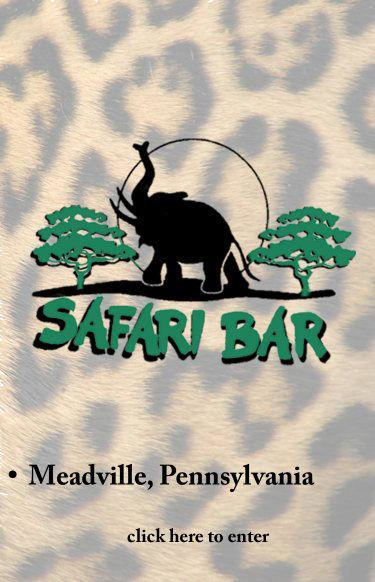 Menu for Safari Bar in Meadville, PA | Sirved