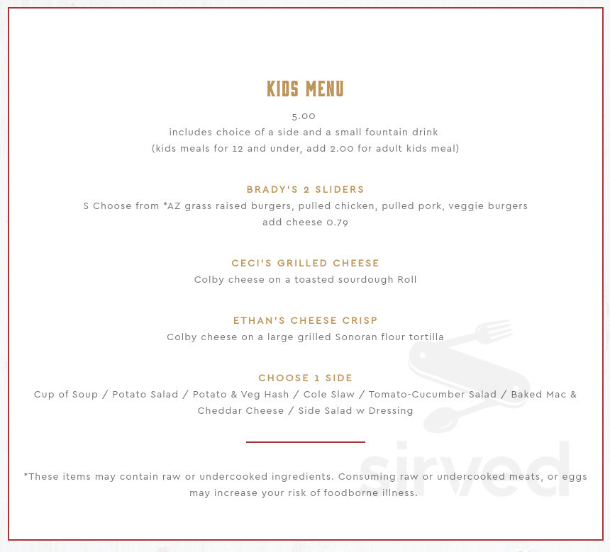 Menu - Chandler AZ's Farmboy Market, Meats, Sandwiches | Sirved
