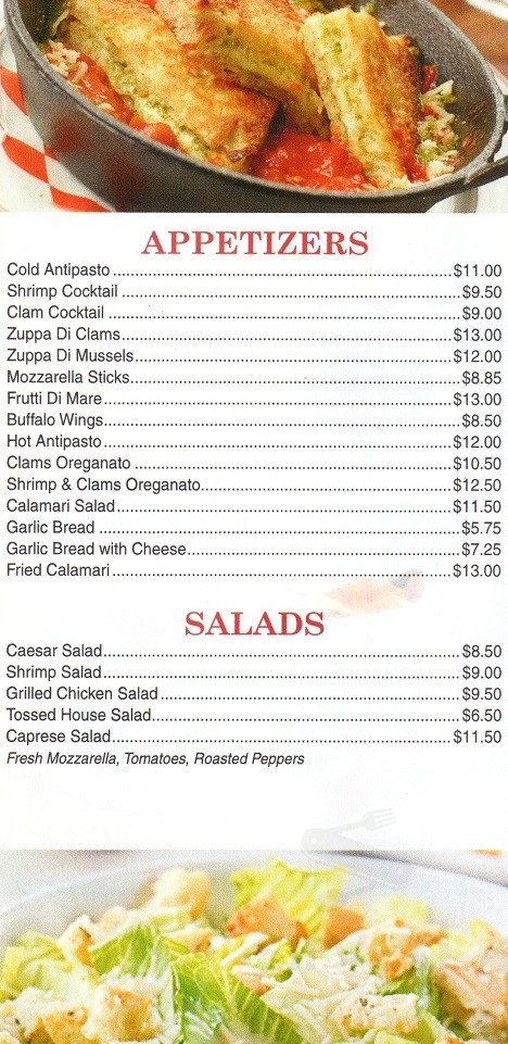 La Rosetta Cafe menu in Sayreville, New Jersey, USA