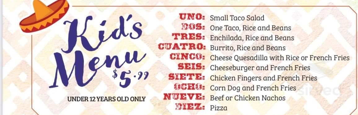 El Mezón Authentic Mexican Restaurant menus in O'Fallon, Missouri ...