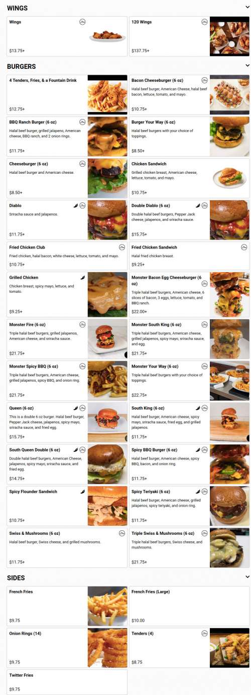 Burger Xpress by Pollo Xpress menu in Chantilly, Virginia, USA
