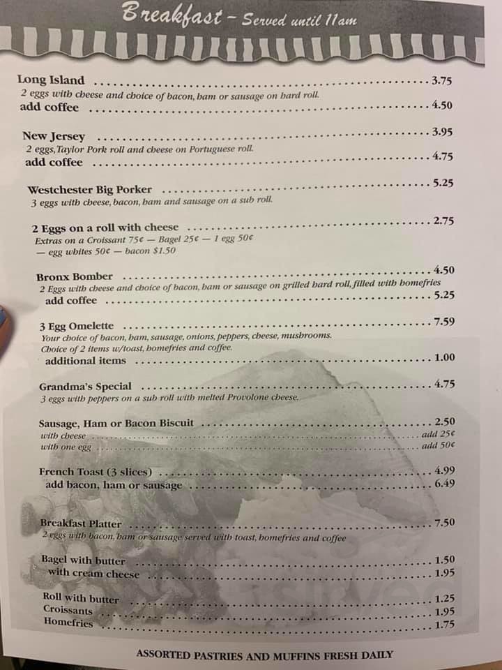 Menu for Little River Deli in Longs, SC | Sirved