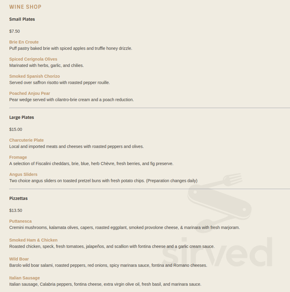 Dewz Restaurant menu in Modesto, California, USA