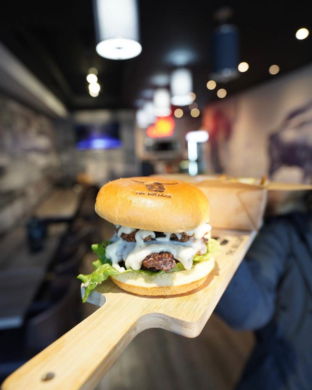 The Bullger menu in Toronto, Ontario, Canada