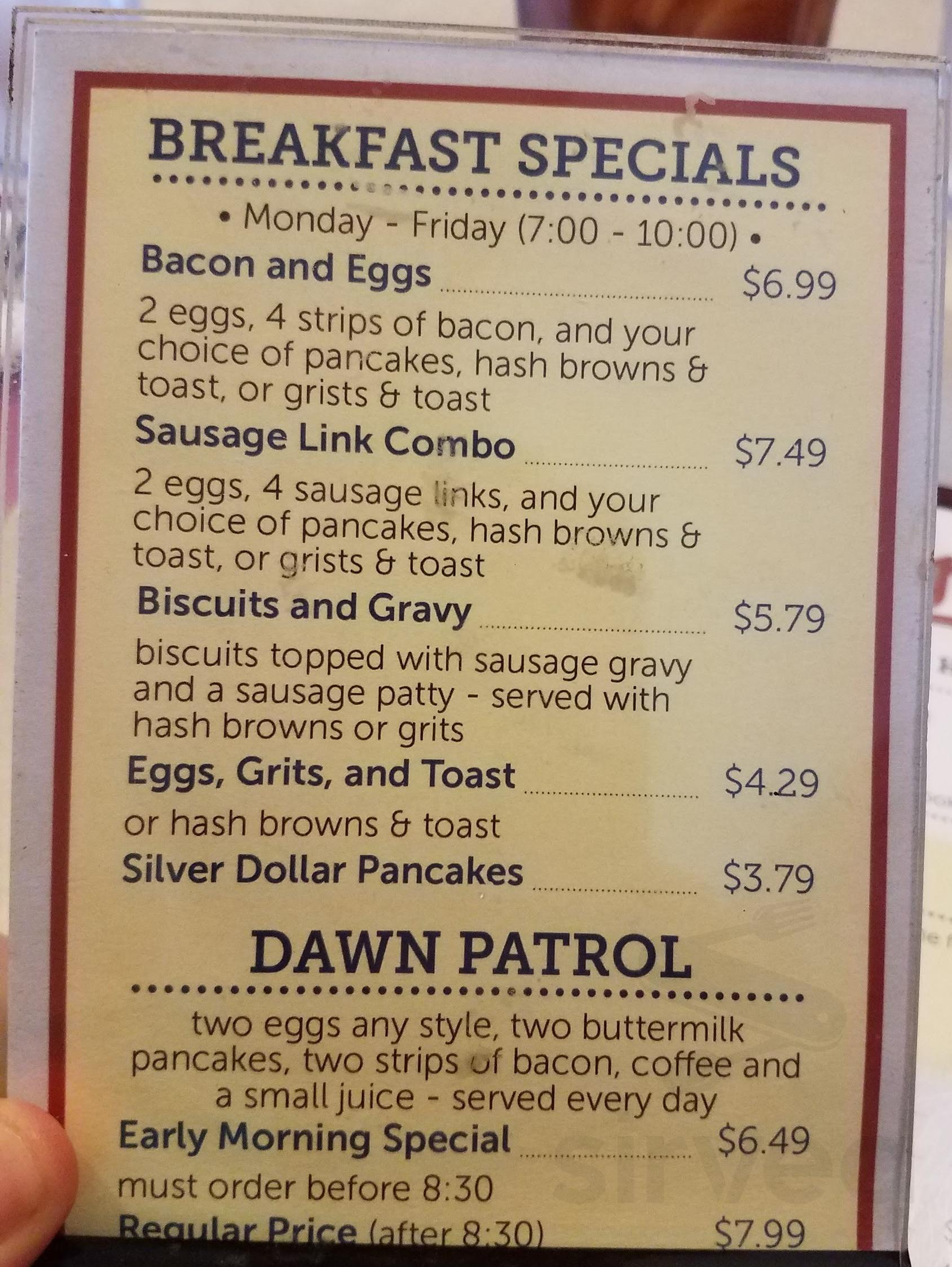 Kissin' Cuzzins menu in St. Petersburg, Florida, USA