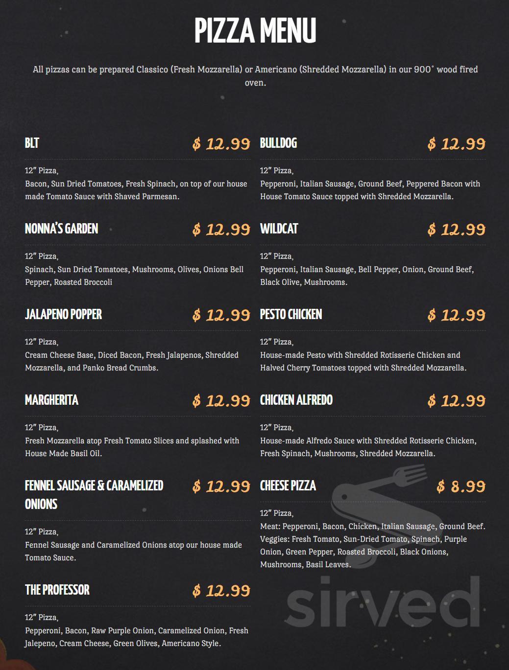 Flatlanders Pizzeria menu in Baldwin City, Kansas, USA