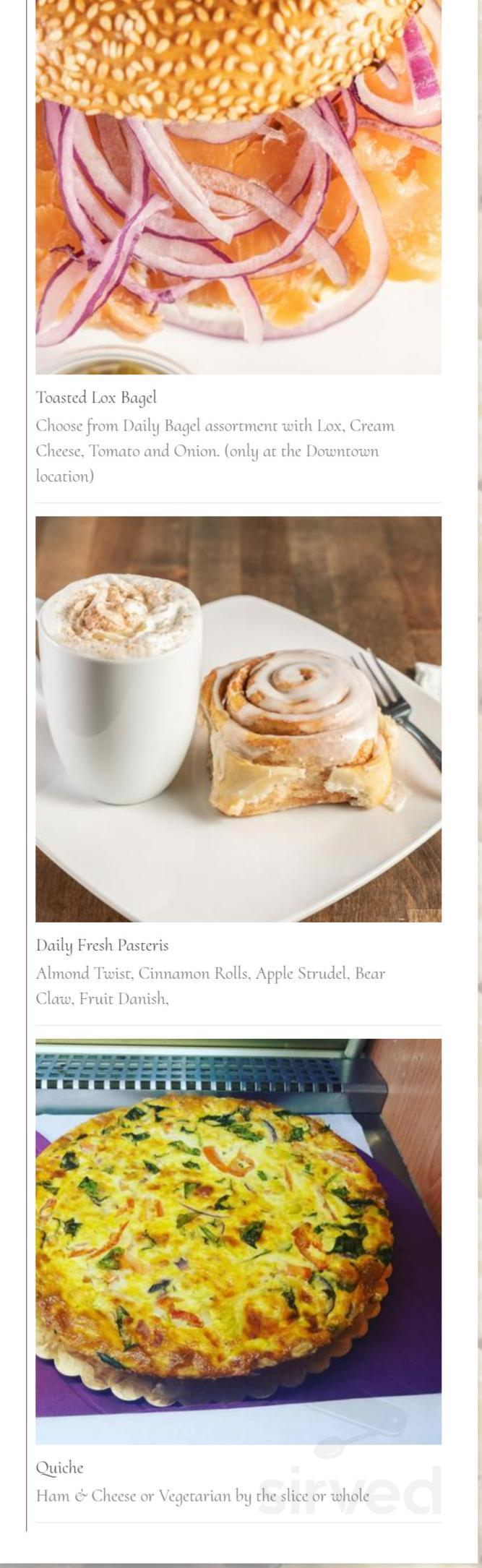 Menu - Vacaville CA's Pure Grain Bakery | Sirved