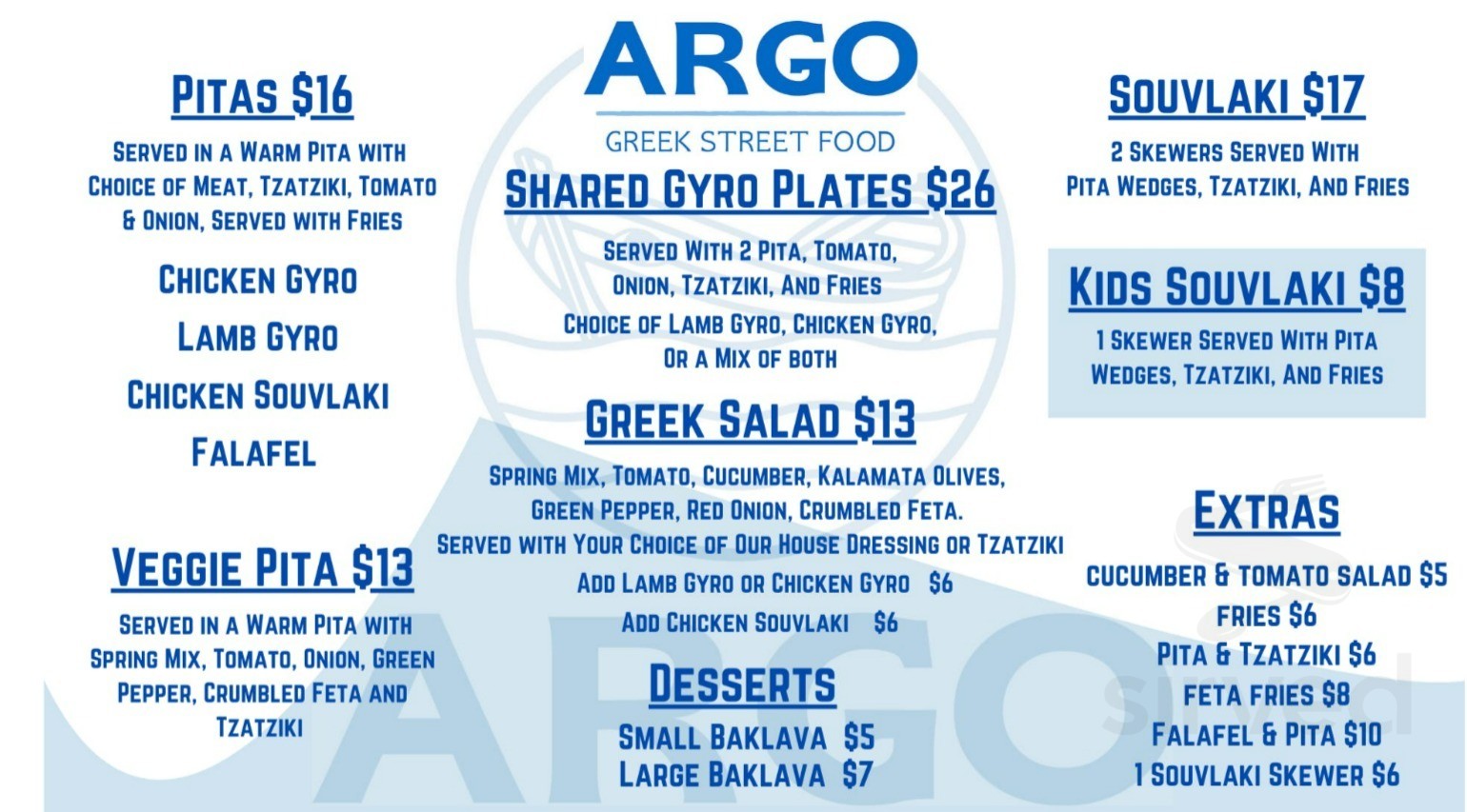 Port of Call Food + Brew Hall menu in Charleston, South Carolina, USA