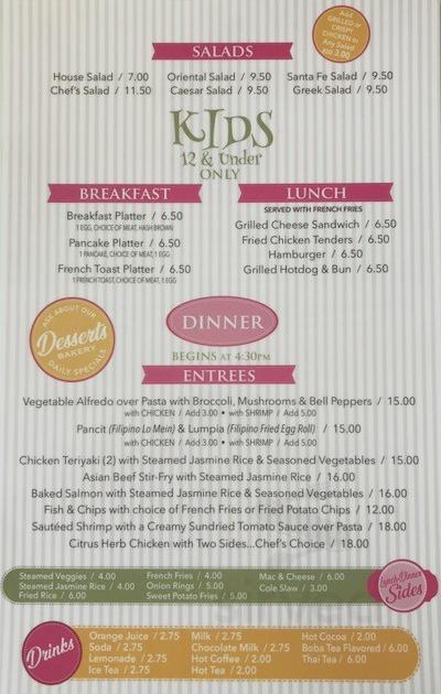 Josie's Country Store & Cafe menu in Ellsworth, Maine, USA
