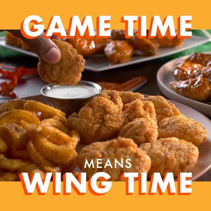 It's Just Wings menu in Cheyenne, Wyoming, USA