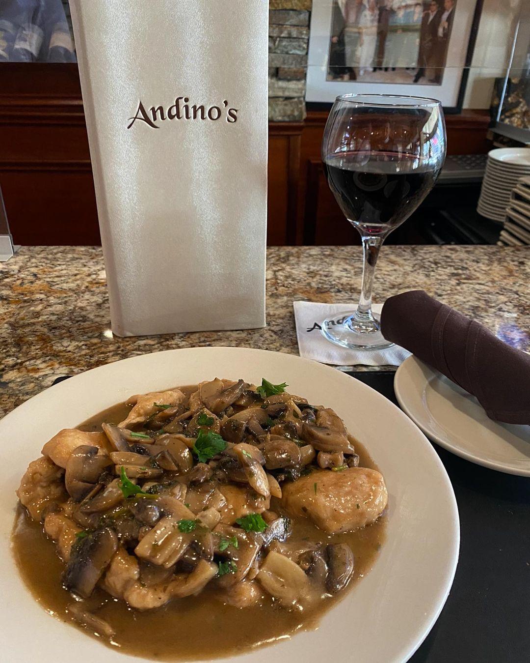 Andino's Italian Restaurant menu in Providence, Rhode Island, USA