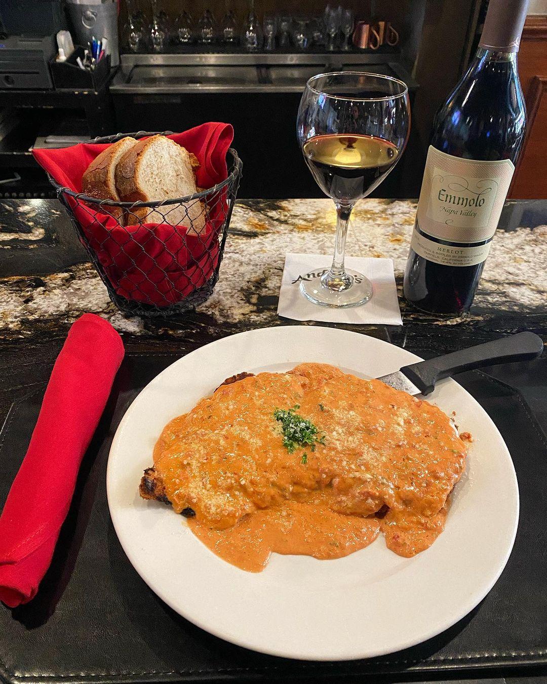 Andino's Italian Restaurant menu in Providence, Rhode Island, USA