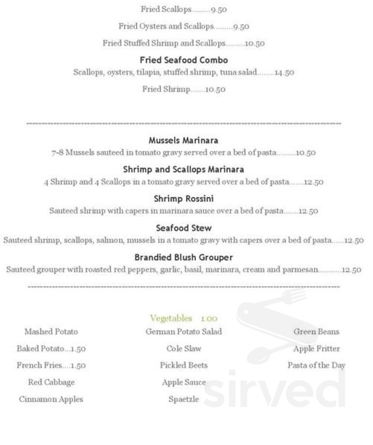 Erwin's Country Kitchen menu in Trevose, Pennsylvania, USA