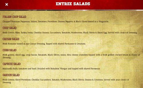 Pints Barn menu in Tumwater, Washington, USA