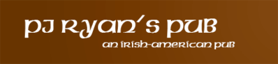 Menu for PJ Ryan's Pub in Phoenixville, PA | Sirved