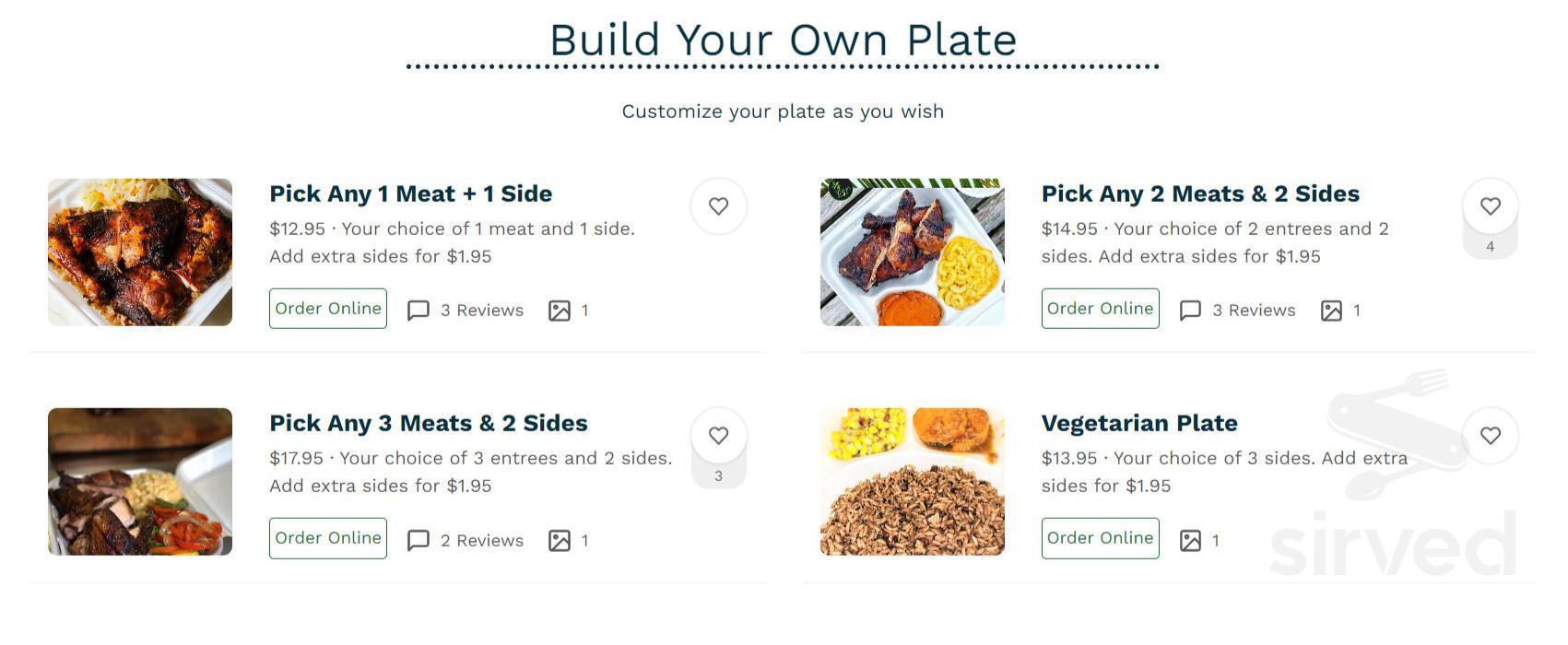 Menu - Chicago IL's Jerky Jerk Express | Sirved