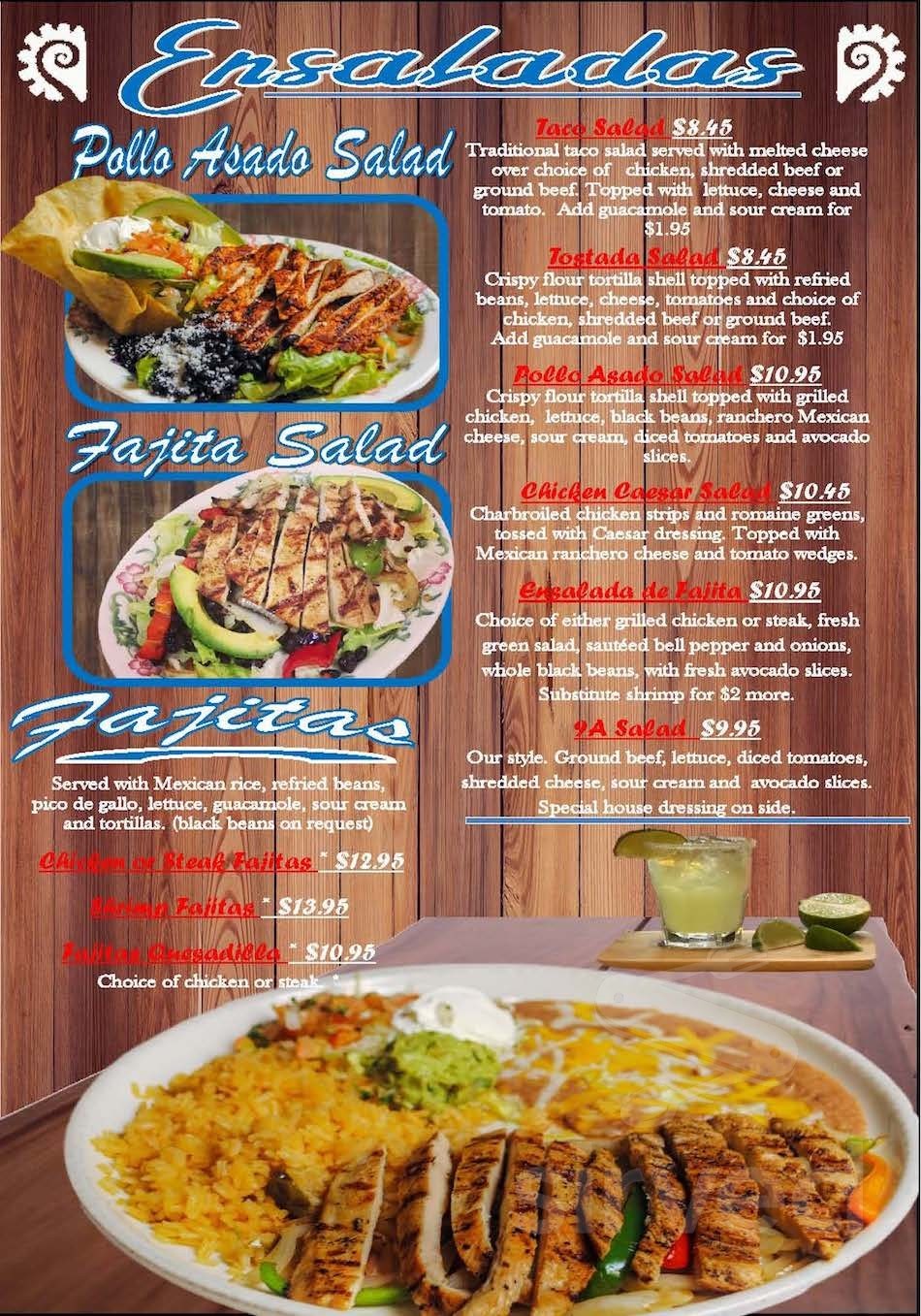 Menu - Portland OR's Casa Colima Mexican Restaurant & Cantina | Sirved