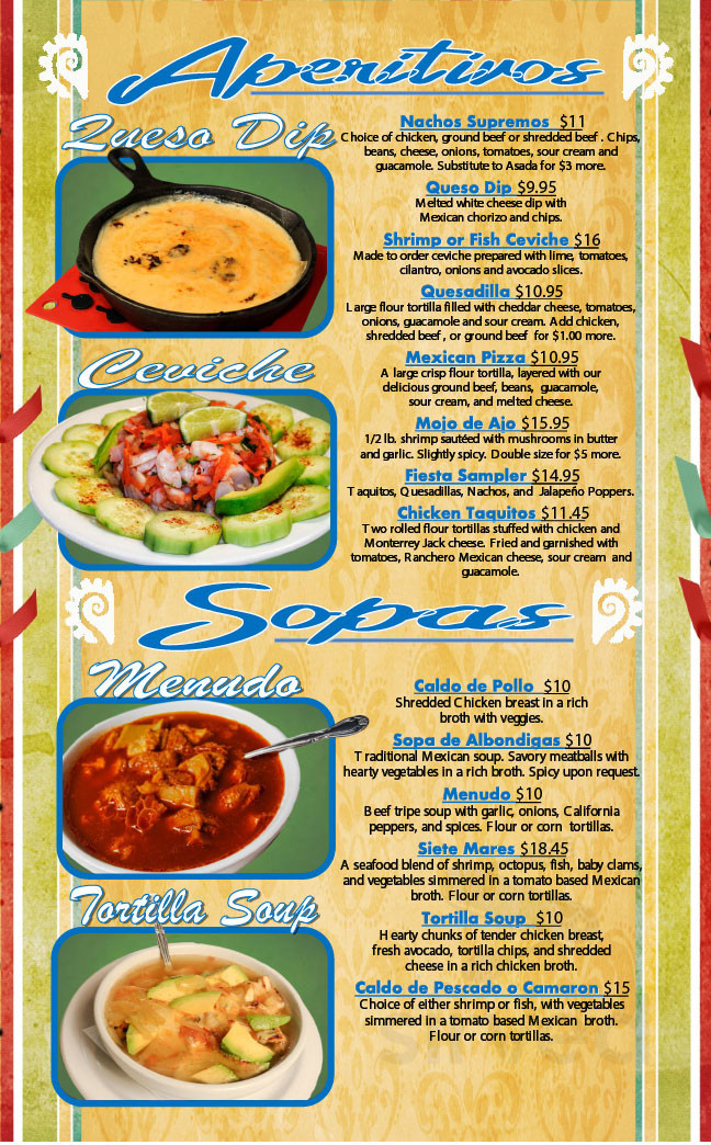 Menu - Portland OR's Casa Colima Mexican Restaurant & Cantina | Sirved