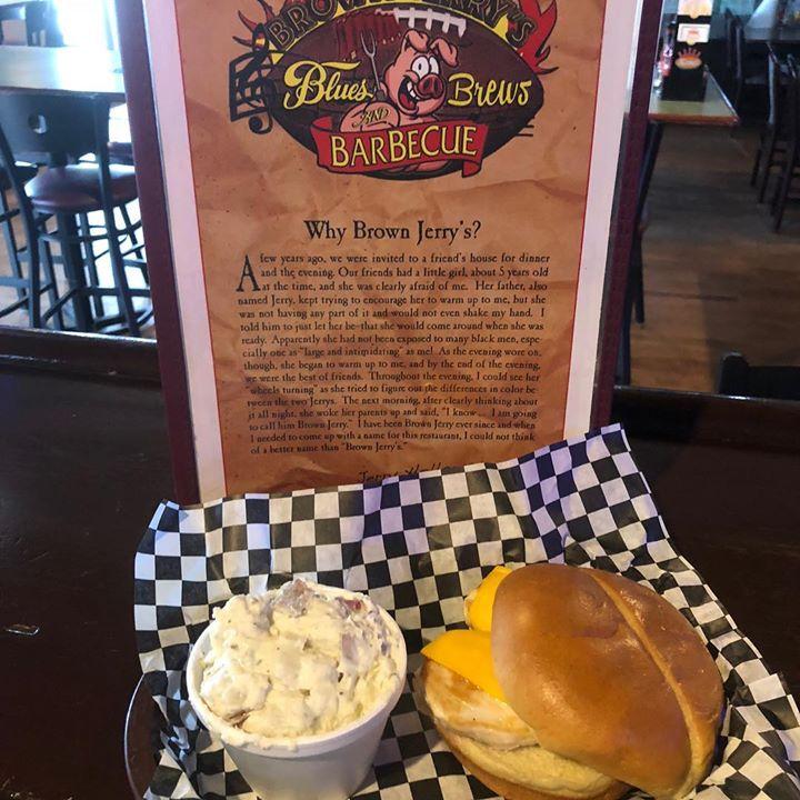 Brown Jerrys Blues Brews Barbecue menu in Pacific, Missouri, USA