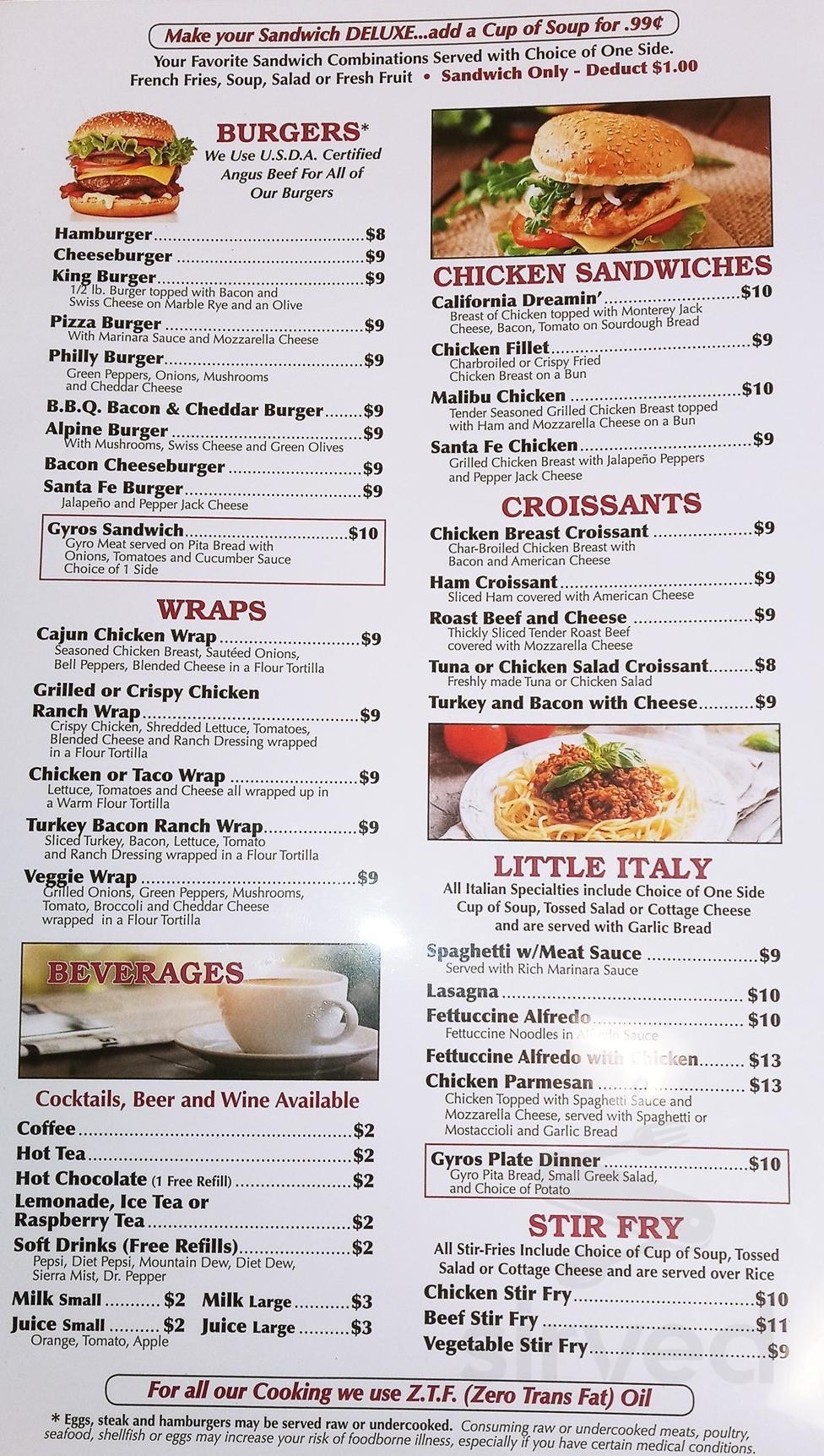 Barley's Family Restaurant menus in Austin, Minnesota, United States