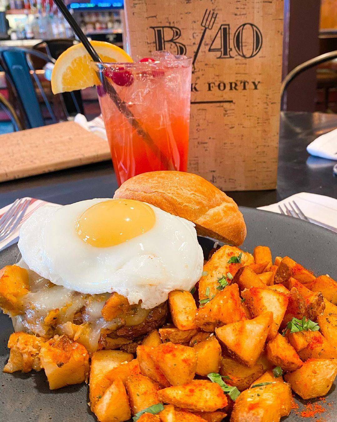 Back 40 menu in North Kingstown, Rhode Island, USA