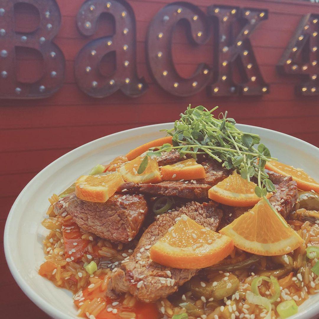 Back 40 menu in North Kingstown, Rhode Island, USA