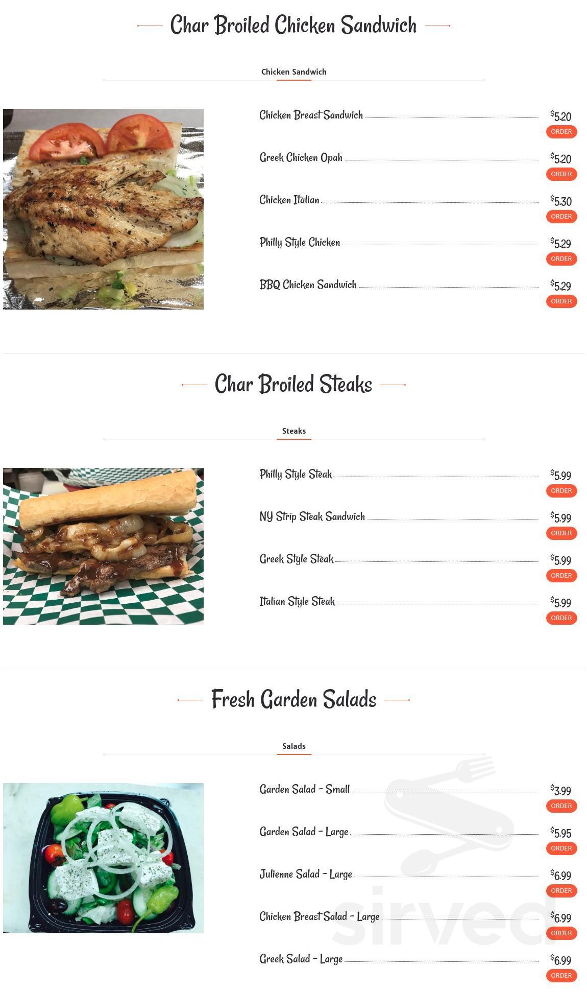 Windy City Grill menus in Romeoville, Illinois, United States